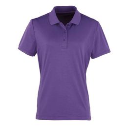 Premier - "Coolchecker" Poloshirt f&uuml;r Damen (Violett)