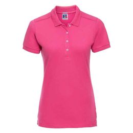 Russel Athletic Russell - Poloshirt Stretch f&uuml;r Damen (Fuchsie)