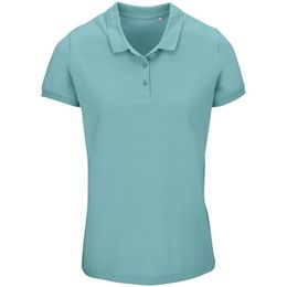 SOLS - "Planet" Poloshirt Baumwolle aus biologischem Anbau f&uuml;r Damen (Pool-Blau)