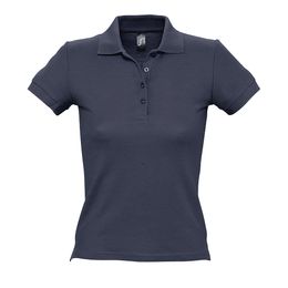 SOLS - PEOPLE Kurz&auml;rmeliges Polo-Shirt - Damen (Marineblau)