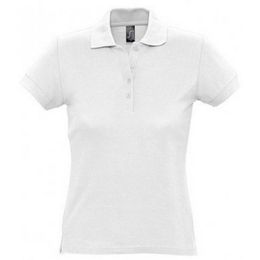 SOLS Womens/Ladies Passion Pique Short Sleeve Polo Shirt (Wei&szlig;)