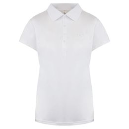 Under Armour Golf Heatgear Kurzarm wei&szlig;e Frauenpolo -Hemd 1272336 100