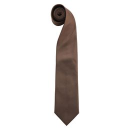 Premier - "Colours Fashion" Krawatte f&uuml;r Herren (Braun)