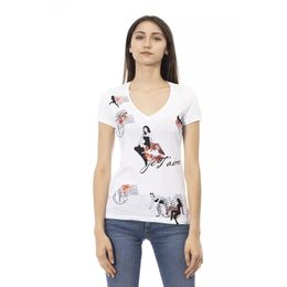 Trussardi Action Wei&szlig;es Baumwolle Damenoberteil