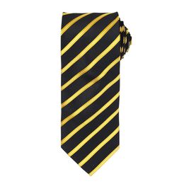Premier - Krawatte f&uuml;r Herren (Schwarz/Gold)