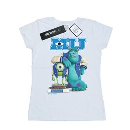 Disney - "Monsters University" T-Shirt f&uuml;r Damen (Wei&szlig;)