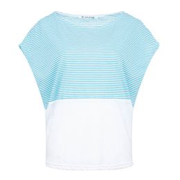 &Auml;rmelloses Jersey-Top mit Streifendetail