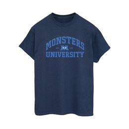 Disney - "Monsters University" T-Shirt f&uuml;r Damen (Marineblau)