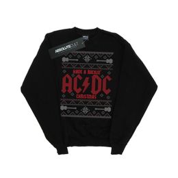ACDC AC/DC - "Rockin' Christmas" Sweatshirt f&uuml;r Herren (Schwarz)