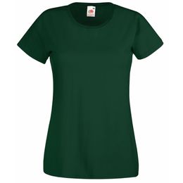 Fruit of the Loom - T-Shirts mit kurzen &Auml;rmeln - Damen (Flaschengr&uuml;n)