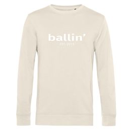 Basic Sweater von Ballin Est. 2013 in der farbe Beige und in gr&ouml;&szlig;e M.