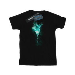 Harry Potter - "Patronus" T-Shirt f&uuml;r Damen (Schwarz)