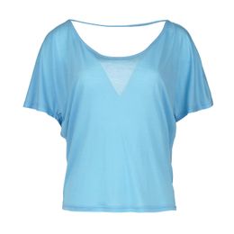 Himmelblaues Drape Back Top