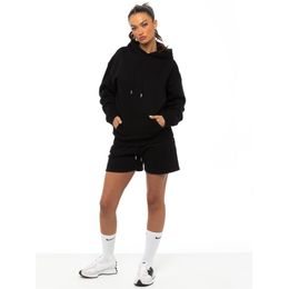 Enzo Womens Oversized Hoodie Trainingsanzug mit Shorts