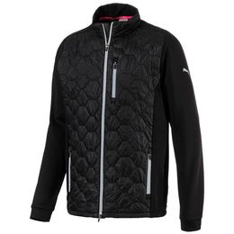 Puma Pwrwarm Dassler Herren Black Rei&szlig;verschluss Primaloft Golf Jacke 576114 01