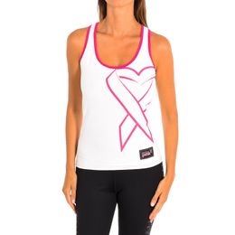 ZUMBA &Auml;rmelloses Damen-T-Shirt mit Rundhalsausschnitt A0P00124