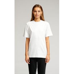 &Uuml;bergro&szlig;es T-Shirt &ndash; Hellgrau Melange