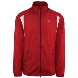 Nike -Logo Langarm Zip Up Red Mens Leichte Jacke 320829 648