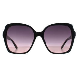 Guess Butterfly Womens Schwarz Lila Farbverlauf GF6191