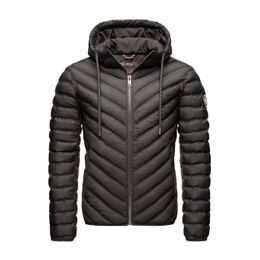 Navahoo Herren &Uuml;bergangsjacke Fey Tun &ndash; Stylisch, Winddicht & Mit Innovativer Stepp-Optik
