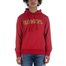 Diesel Sweatshirt S-Ginn Kapuze K27 Rot