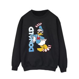 Disney - "Donald Duck Cool" Sweatshirt f&uuml;r Herren (Schwarz)