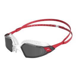 Speedo - "Aquapulse Pro" Schwimmbrille 2024 (Rot/Wei&szlig;)