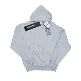 Disney - "Lilo And Stitch Stitch Backside Breast Print" Kapuzenpullover f&uuml;r Herren (Grau)