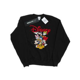 Disney - "Mickey Mouse Crew" Sweatshirt f&uuml;r Herren (Schwarz)