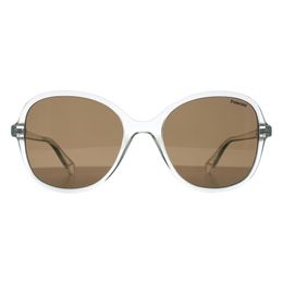 Polaroid Butterfly Damen Transparent Grau Braun Polarisiert PLD 4136/S