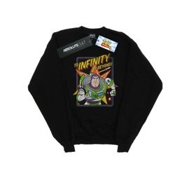 Disney Herren Toy Story 4 Buzz bis zur Unendlichkeit Sweatshirt (schwarz)