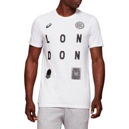 asics London City Herren White T-Shirt