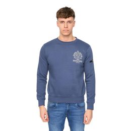 Duck and Cover - "Stoneham" Sweatshirt f&uuml;r Herren, Rundhalsausschnitt (Jeansblau)