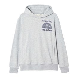 Ellesse - "Club Di Corsa" Kapuzenpullover f&uuml;r Herren (Hellgrau meliert)