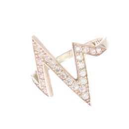 Nialaya Silber Authentischer Damen Klarer Ring