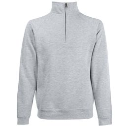 Fruit of the Loom Herren Zip Neck Sweatshirt Top
