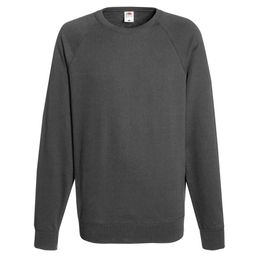 Fruit of the Loom Herren leichtes Raglan-Sweatshirt (240 GSM) (Light Graphite)