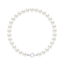 Armband aus echten S&uuml;&szlig;wasser-Zuchtperlen, halbrund, 5&ndash;6 mm