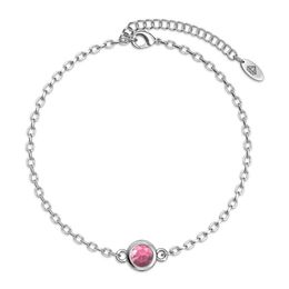 Geburtsstein-Armb&auml;nder - Silber und Rosa