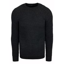 Rusty Neal Rundhalsausschnitt Pullover Schwarz