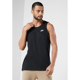 Nike Herren Athletic Gym Casual Vest Tank Top in Schwarz