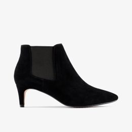 Clarks Laina 55 Stiefel 2 Schwarze Wildlederstiefel