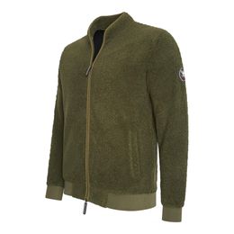 Cappuccino Italia Weste f&uuml;r Herren. Die Weste ist aus hochwertigem Polyester gefertigt und hat eine normale Passform. Marke: Cappuccino ItaliaModellname: Sherpa FleeceKategorie: HerrenwesteMaterialien: PolyesterFarbe: Armeegr&uuml;n