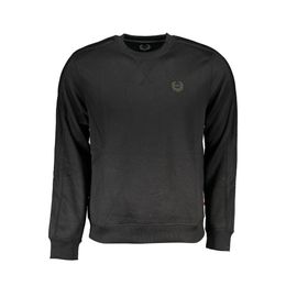 Gianmarco Venturi Schwarzes Polyester Herren-Sweatshirt
