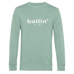 Basic Sweater von Ballin Est. 2013 in der farbe Grun und in gr&ouml;&szlig;e S.