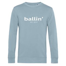Basic Sweater von Ballin Est. 2013 in der farbe Blau und in gr&ouml;&szlig;e M.