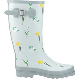 COTSWOLD Damen Wildblumen Gummistiefel (Mint)
