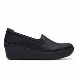 Clarks Schritt Rose Moon Damen schwarze Schuhe