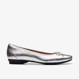Clarks Candra Licht Silber Metallic Schuhe