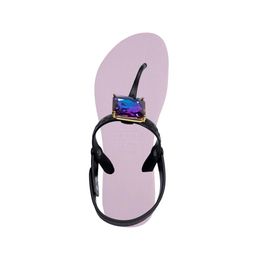 Uzurii Selena Diamond Blue Flip Flop Violet